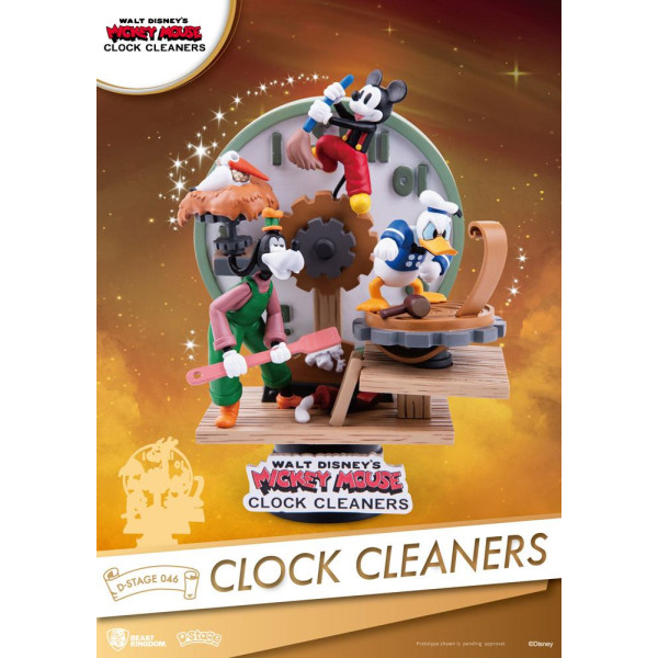 D-Stage Diorama: Mickey Mouse Clock Cleaners - PF-D-046