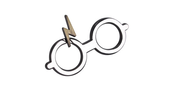 Harry Potter Pin: Glasses And Scar - PIN-HP-001