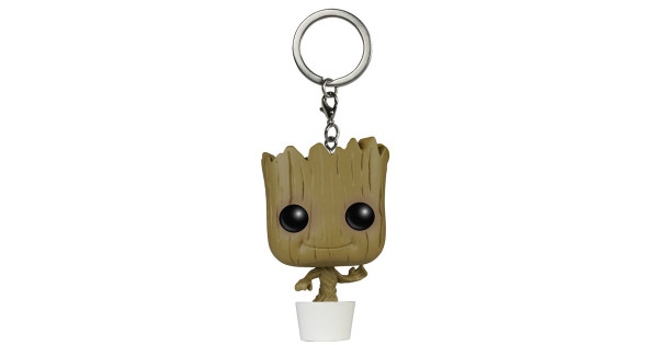 Keychain: Guardians of the Galaxy Pocket POP! Vinyl - Dancing Groot ...