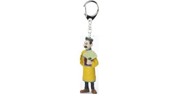 Keychain: Thomson with open fan from The Blue Lotus - KE-tt-42396