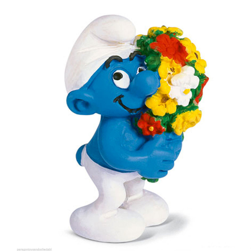 Mini Figure: Smurf with bucket - MF-SMF-73508