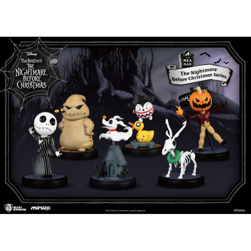 Nightmare Before Christmas Mini Egg Attack Figure: Skeleton Reindeer ...