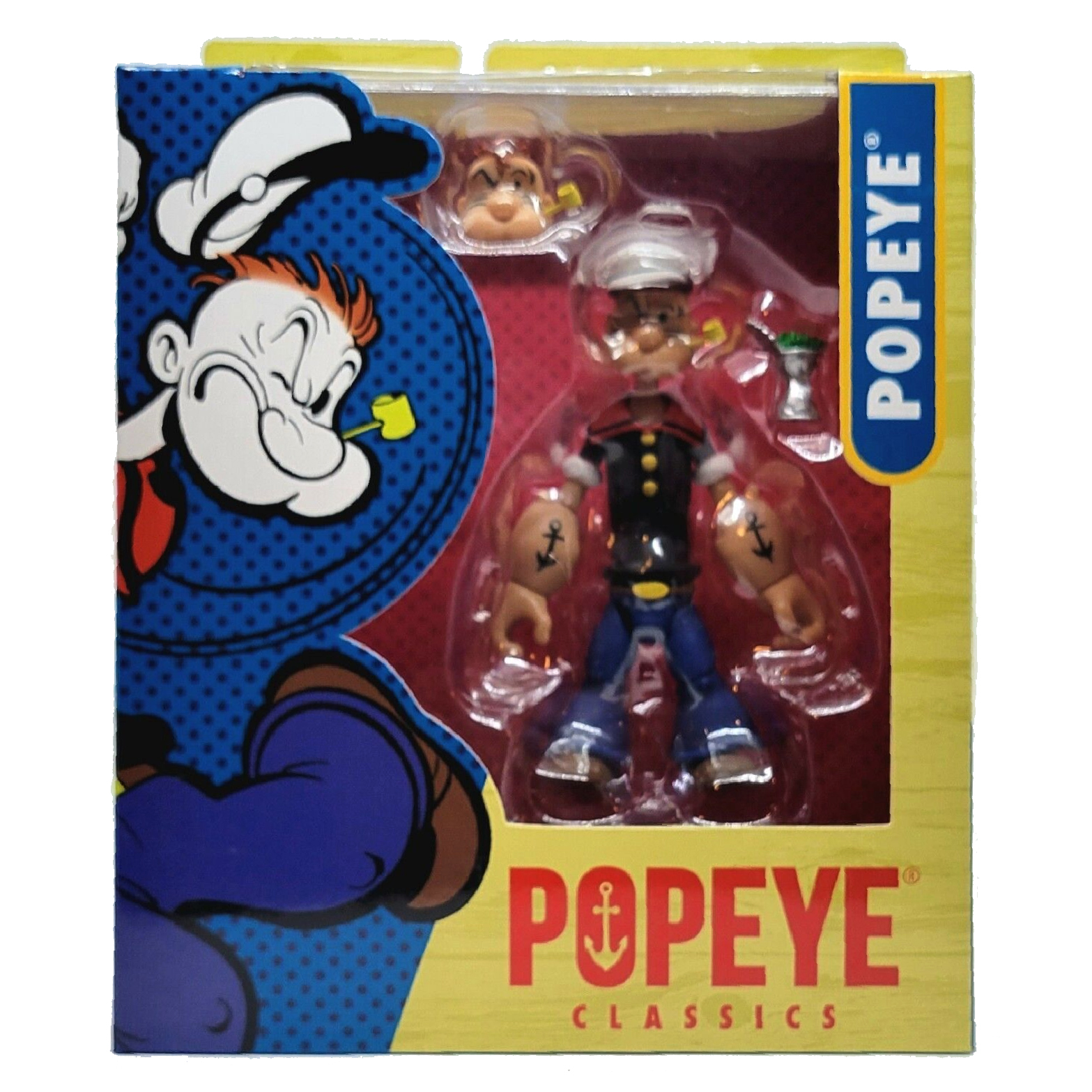 Action Figure: Popeye the Sailor Man (Popeye Classics) - AF-PPY-002