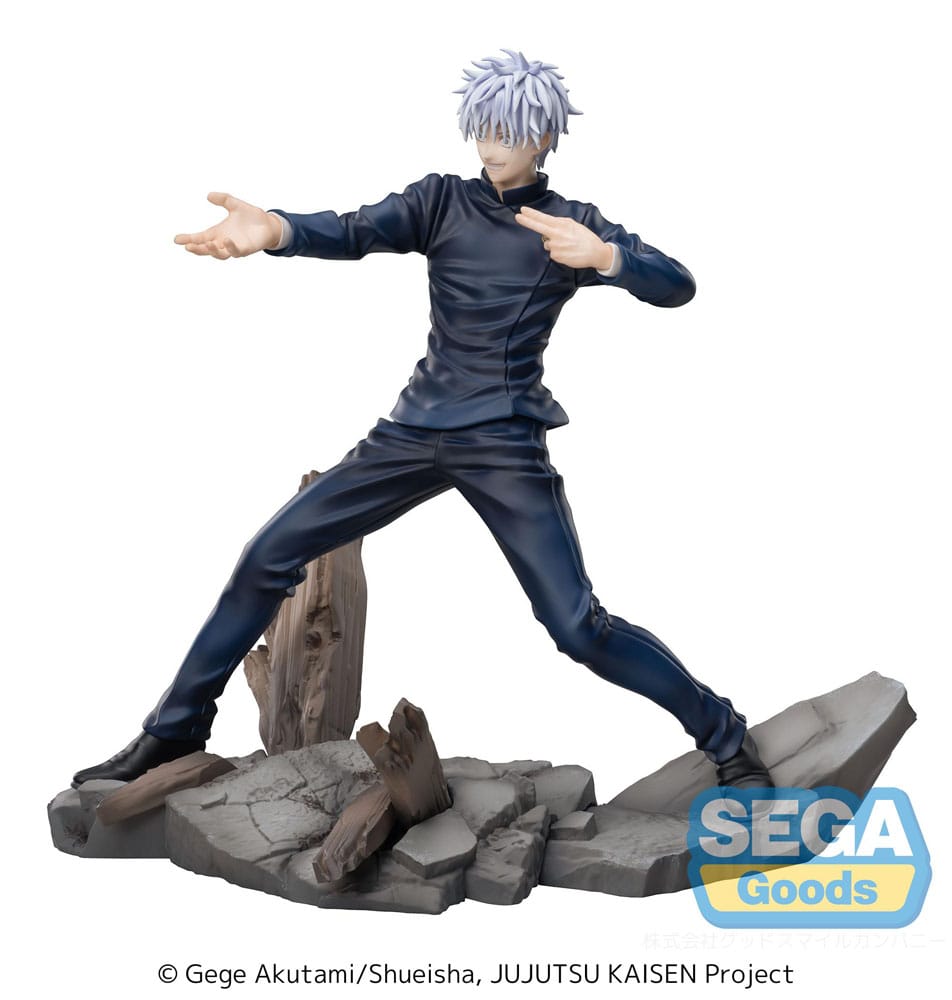 PVC Statue: Jujutsu Kaisen Luminasta "Satoru Gojo Fierce Battle" - PF ...
